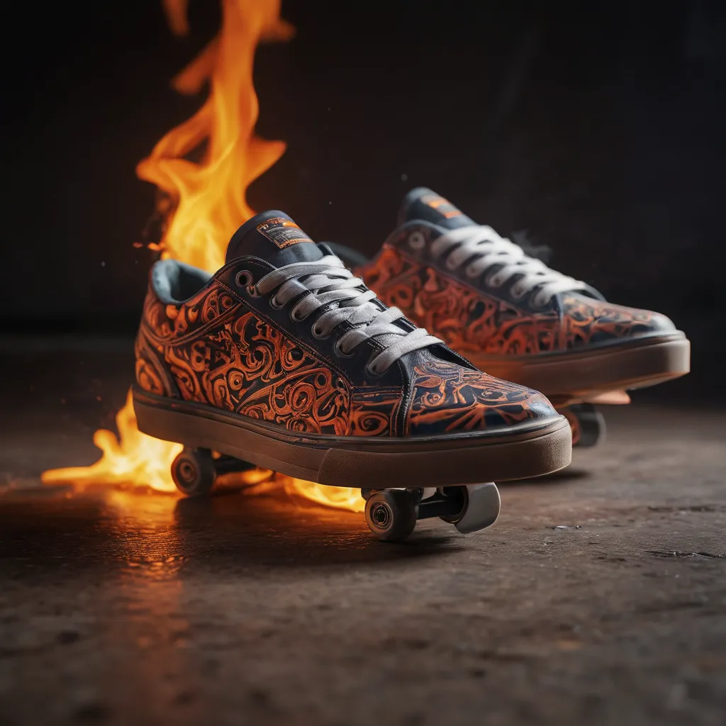 Exploring the Impact of Flame-Designed Skate Shoes